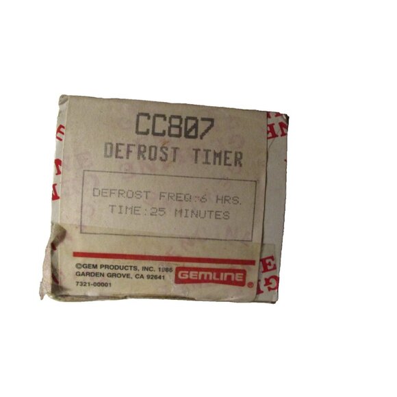 Gemline | Other | Gemline Cc87 Defrost Timer | Poshmark
